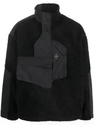 A-COLD-WALL* Bonded Axis Panelled Fleece Jacket - Black