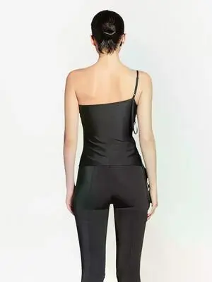 Balenciaga Asymmetric Strap-detail Tank Top