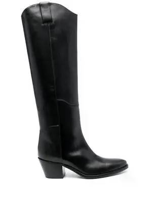 P.a.r.o.s.h Block Heel Boots For Women