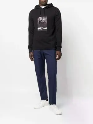 PT TORINO Straight-leg Tailored Trousers - Blue