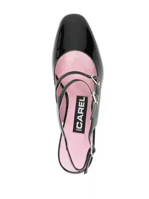 CAREL 70mm Patent-leather Pumps - Black