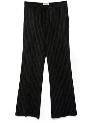MIDNIGHT RODEO Pinstripe Flared Trousers