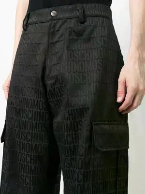Moschino Logo-print Cargo Trousers