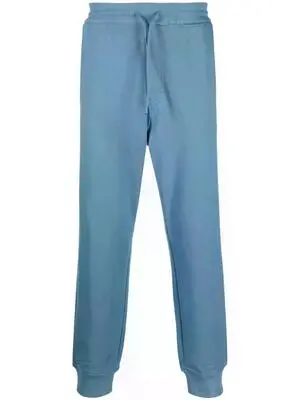 Y3 Organic-cotton Track Pants - Blue