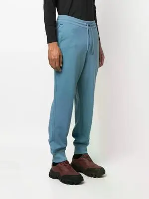 Y3 Organic-cotton Track Pants - Blue