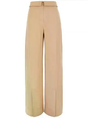 Alberta Ferretti Concealed-fastening Palazzo Trousers