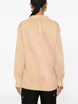 Chloé Crew-neck Cotton-cashmere Sweater