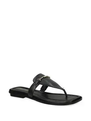 Michael Kors Lena Thong Sandals - Black