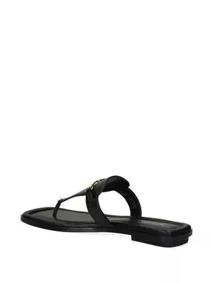 Michael Kors Lena Thong Sandals - Black