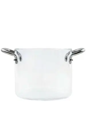 KNINDUSTRIE Transparent Glass Pot - Neutrals
