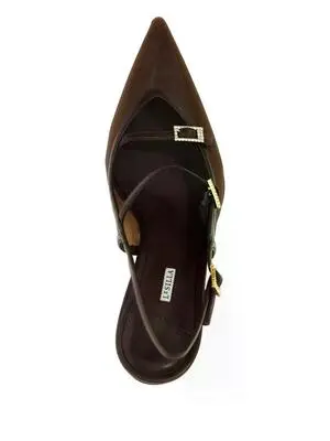 LE SILLA Morgana Slingback Pumps - Brown