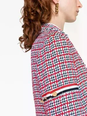 Thom Browne Check-pattern Tweed Jacket