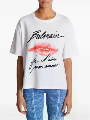 Balmain Kiss-print T-shirt