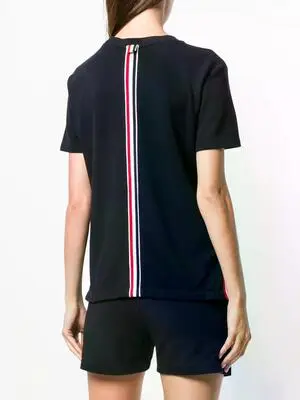 Thom Browne Relaxed Fit Piqué T-shirt - Blue
