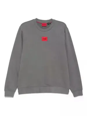 Hugo Logo-patch Sweater - Grey