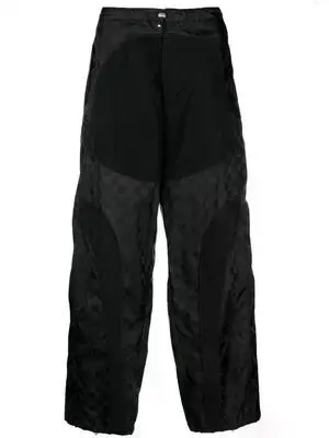 MISBHV Monogram Jacquard Wide-leg Trousers