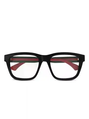 Gucci Square-frame Glasses - Green