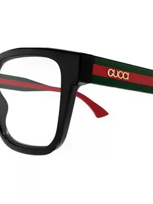 Gucci Square-frame Glasses - Green
