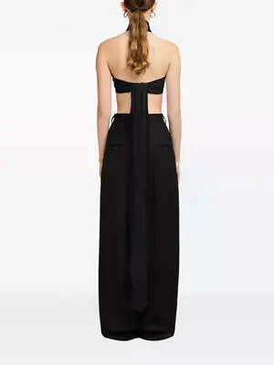 AMI Paris Silk Wrap Top