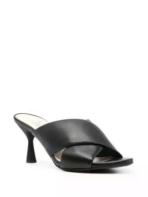 Agl Crossover-strap Leather Sandals