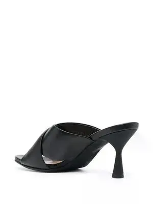Agl Crossover-strap Leather Sandals