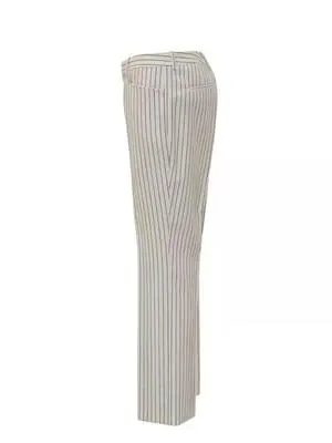 TOM FORD Striped Wool Tailored Trousers