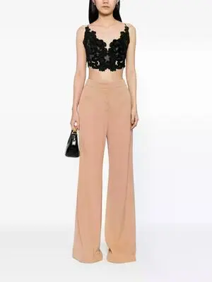 Elie Saab Cady Wide-leg Trousers