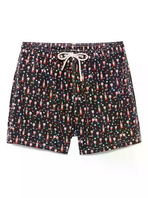 MC2 SAINT BARTH Lighting Swim Shorts - Black