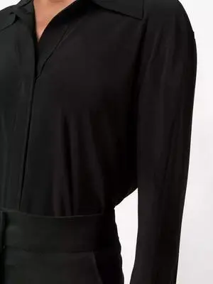 Norma Kamali Plain Long-sleeve Shirt