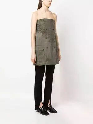UMA WANG Oversized Distressed Double-breasted Top
