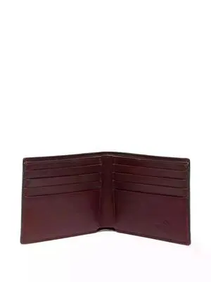 Etro Logo-embroidered Leather Wallet