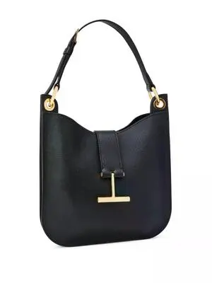 TOM FORD Small Tara Leather Tote Bag - Black