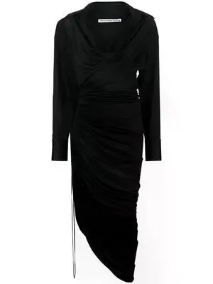 Alexander Wang Asymmetric V-neck Dress