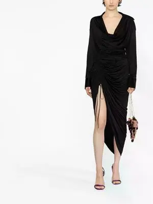 Alexander Wang Asymmetric V-neck Dress