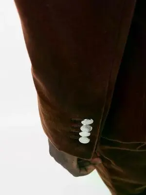 Palm Angels Single-breasted Velvet Blazer