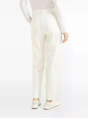 Brunello Cucinelli Logo Patch Tailored Trousers