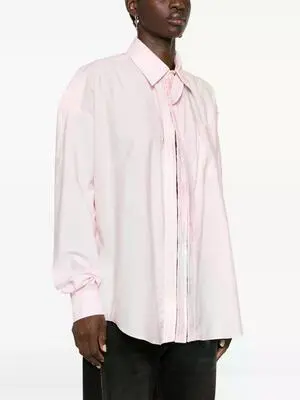Y/project Asymmetric Cotton-blend Shirt - Pink