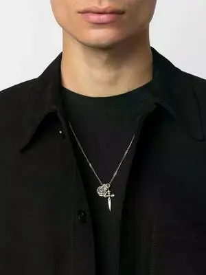 Emanuele Bicocchi Dagger Cross Pendant Necklace