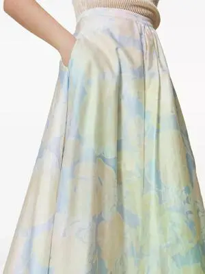 TWINSET Printed Long Skirt