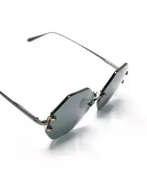 Linda Farrow Aura Hexagonal-frame Sunglasses