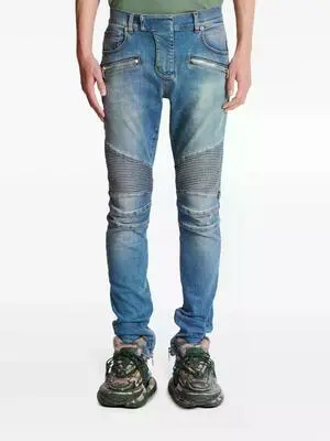 Balmain Biker Jeans - Blue