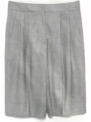 Loulou De Saison Check-pattern Shorts
