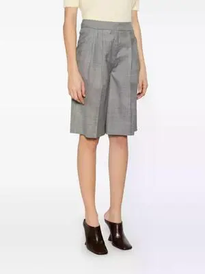 Loulou De Saison Check-pattern Shorts