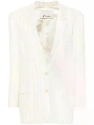 Isabel Marant Étoile Oceany Striped Blazer - Neutrals