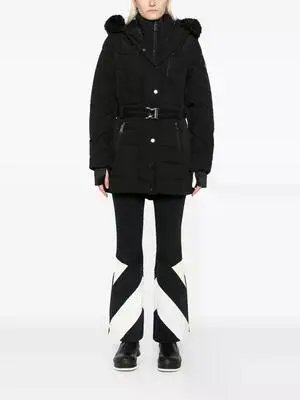 Michael Kors Belted Chevron Jacket