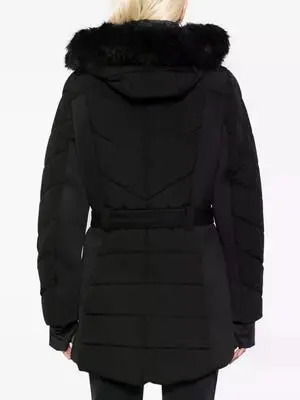 Michael Kors Belted Chevron Jacket