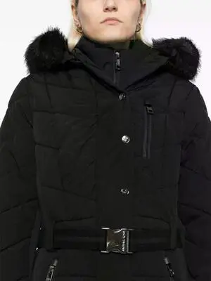 Michael Kors Belted Chevron Jacket