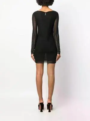 Patrizia Pepe Crystal-embellished Minidress