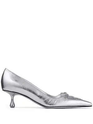 JIMMY CHOO Scarlett 50 Pumps - Silver