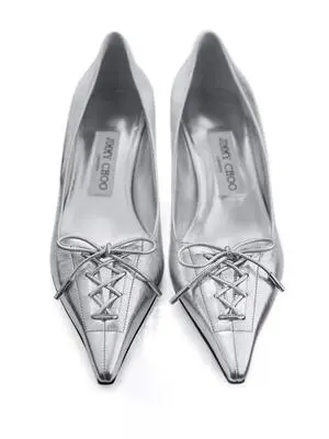 JIMMY CHOO Scarlett 50 Pumps - Silver